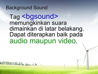 Multimedia pada Halaman Web | PPT