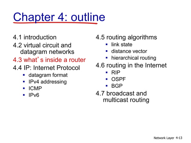 Ch4 net layer network | PPT