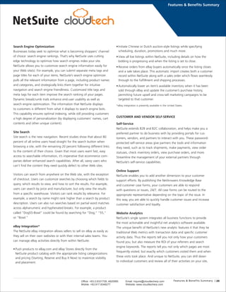 NetSuite Features and Benefits | PDF