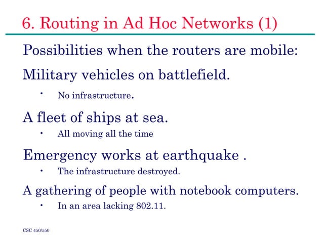 Network Layer Routing Protocols In Networks Ppt
