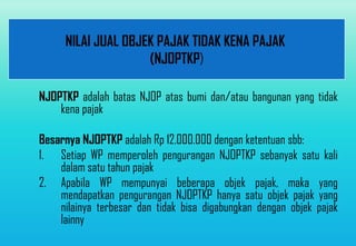 4. njop pbb | PPTX