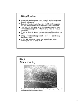 4 non woven bonding systems | PDF