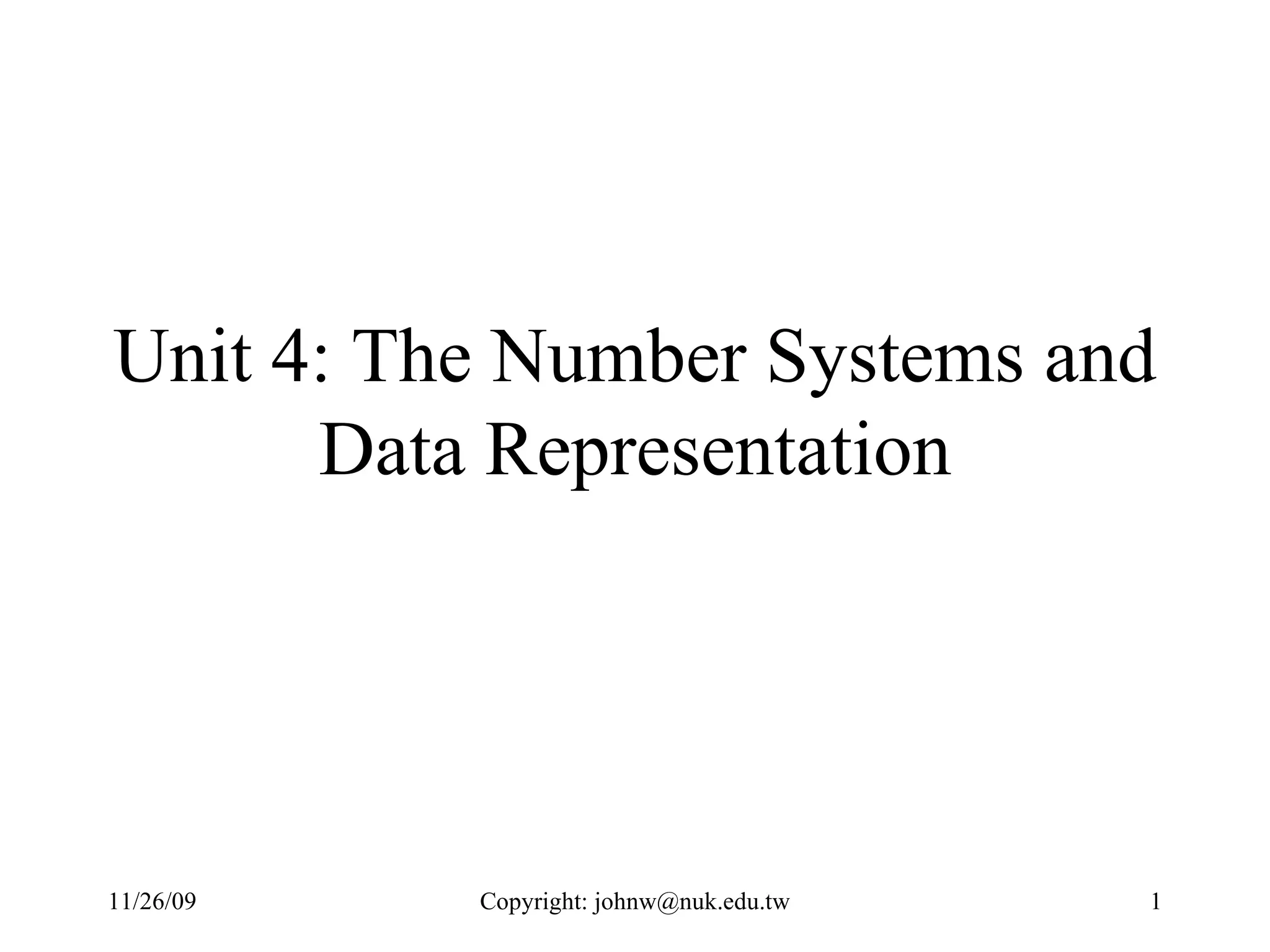 Number Systems | PPT