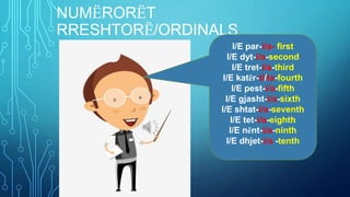 4 numrat-ne-shqip-numbers-in-albanian | PPTX