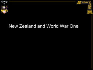 4. NZ And World War One | PPT