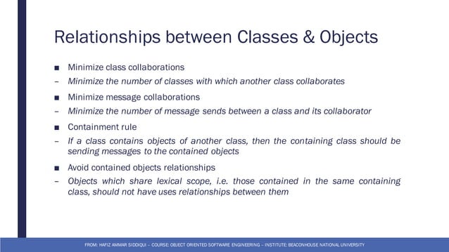 4 Object Oriented Design Heuristics Object Oriented Software Engineering Bnu Spring 2017 Ppt