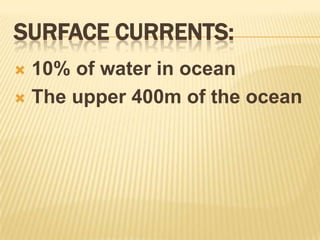 4. Ocean Current Notes | PPT