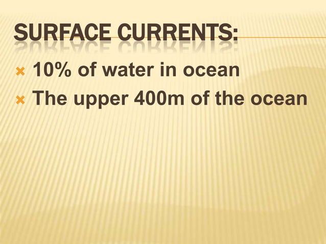 4. Ocean Current Notes | PPT