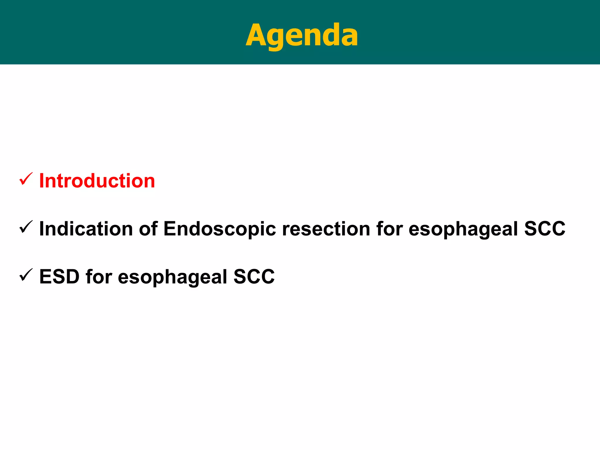 Endoscopy in Gastrointestinal Oncology - Slide 4 - I. Oda - Esophageal ...
