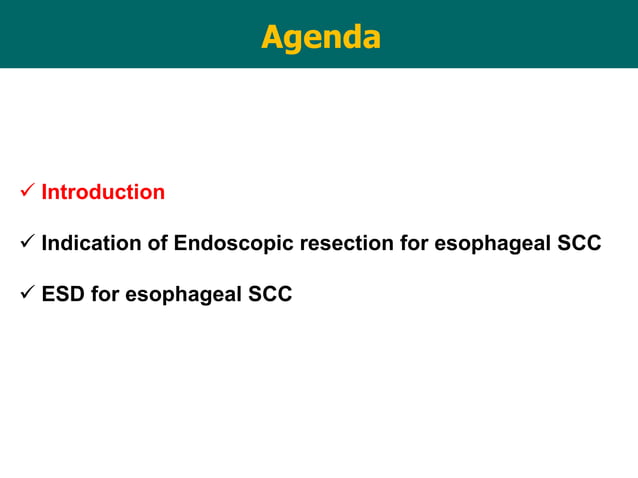 Endoscopy in Gastrointestinal Oncology - Slide 4 - I. Oda - Esophageal ...