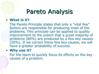 4 Of The 7 Problem Solving Tools | PPT