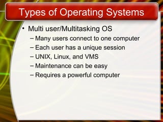 4 operating system basics | PPT