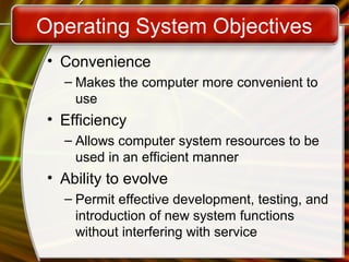 4 operating system basics | PPT