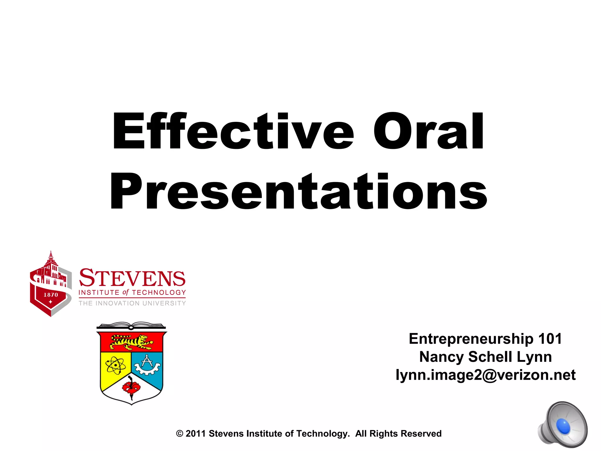 oral presentations module | PPT