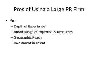 Organizational Settings in Public Relations | PPT
