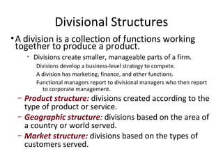 4. organizational structure | PPT