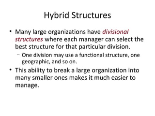 4. organizational structure | PPT