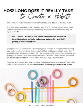 Powerful Habits and Goals for a Powerful LIFE | PDF