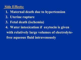 4-Oxytocics& tocolytics.labour inducers and inhibitors | PDF