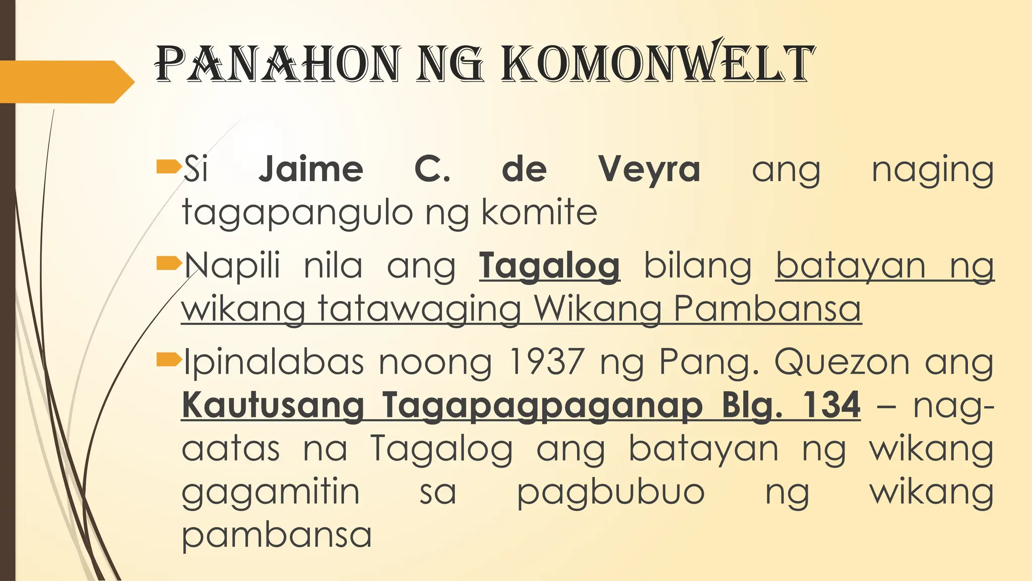 Panahon ng Komonwelt sa Pilipinas PAGBASA | PPTX