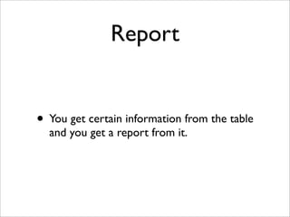 4 parts of a database | PDF | Databases | Computer Software and Applications