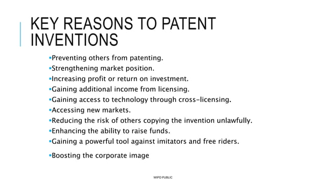 Patents Basics | PPTX | Technology & Computing