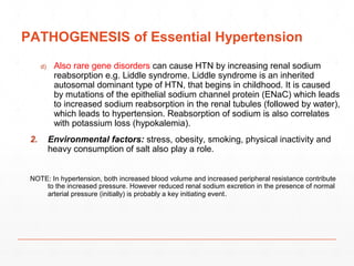 CVS pathology -4 Hypertension (HTN) 2019, sufia husain | PPT