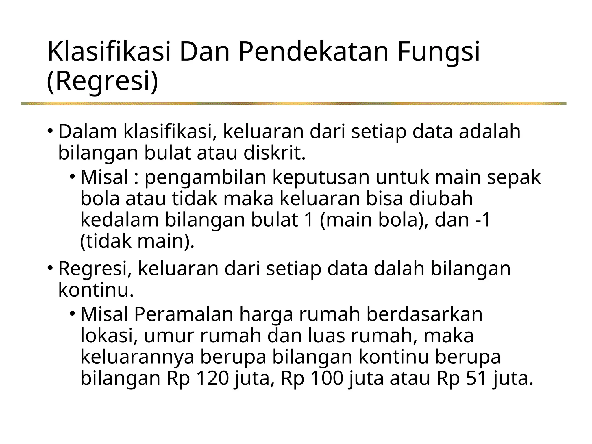 4 Pengenalan Supervised Dan Unsupervised Learning Ppt