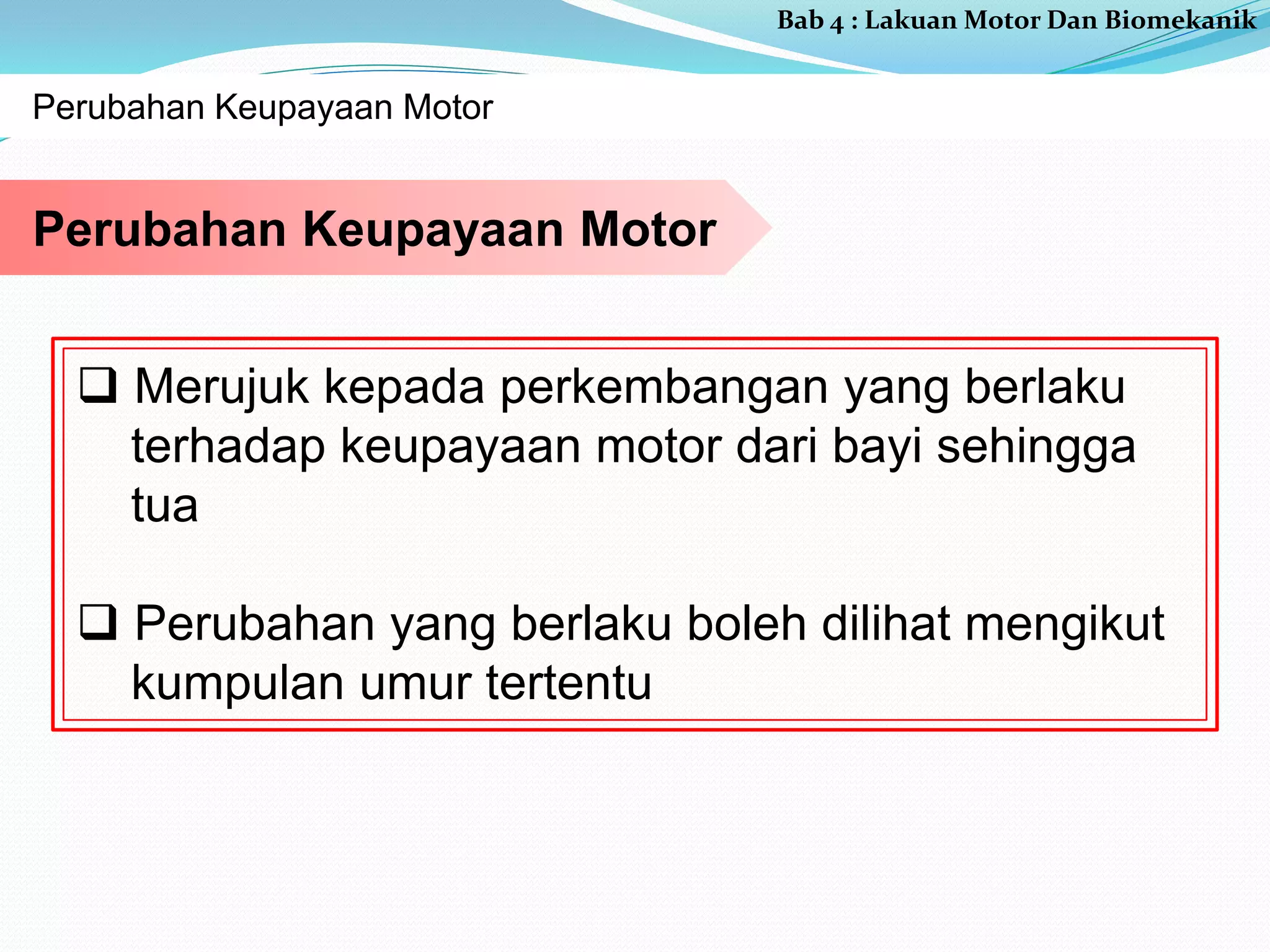 4 perkembangan motor | PDF