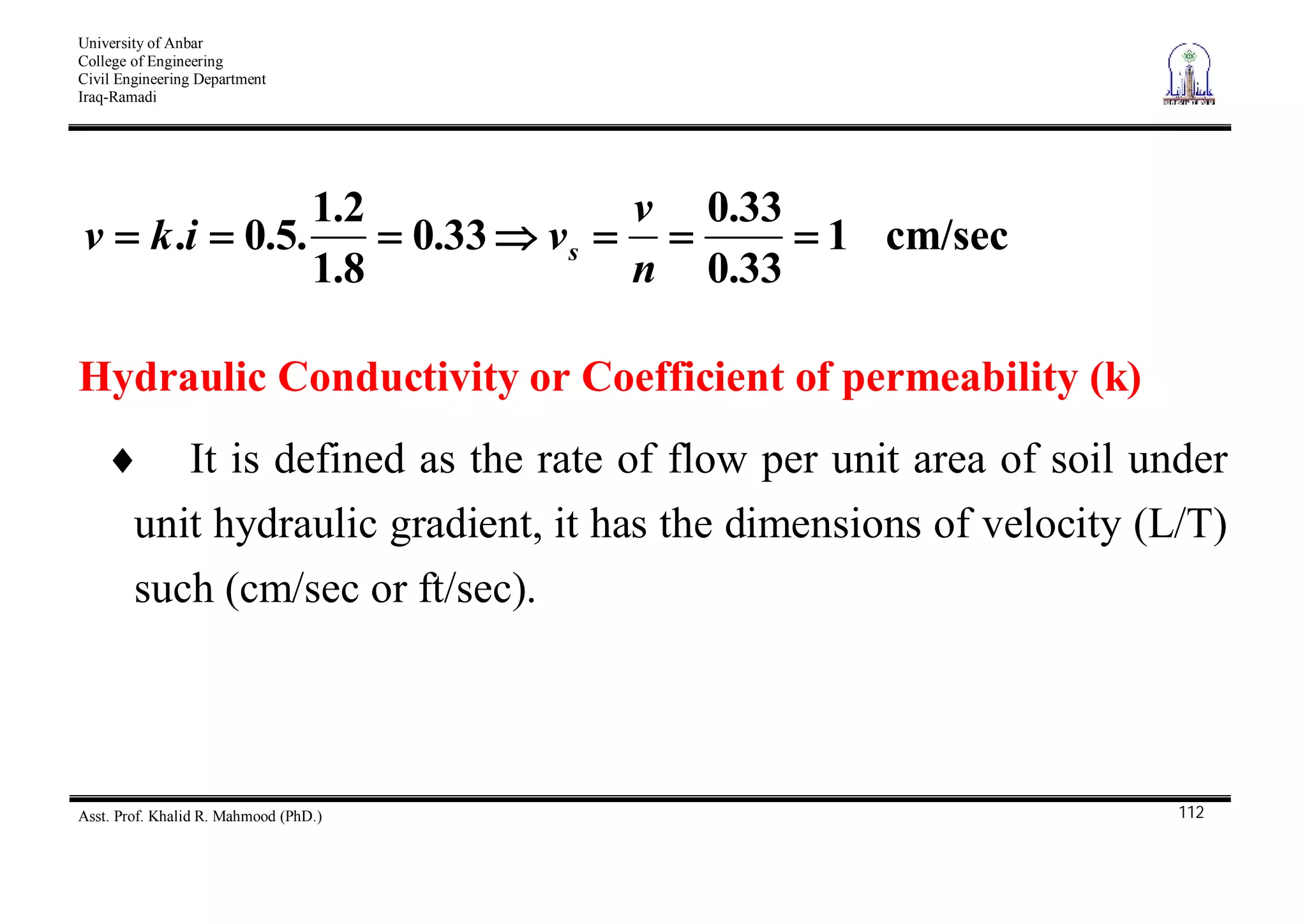 4 permeability and seepage | PDF