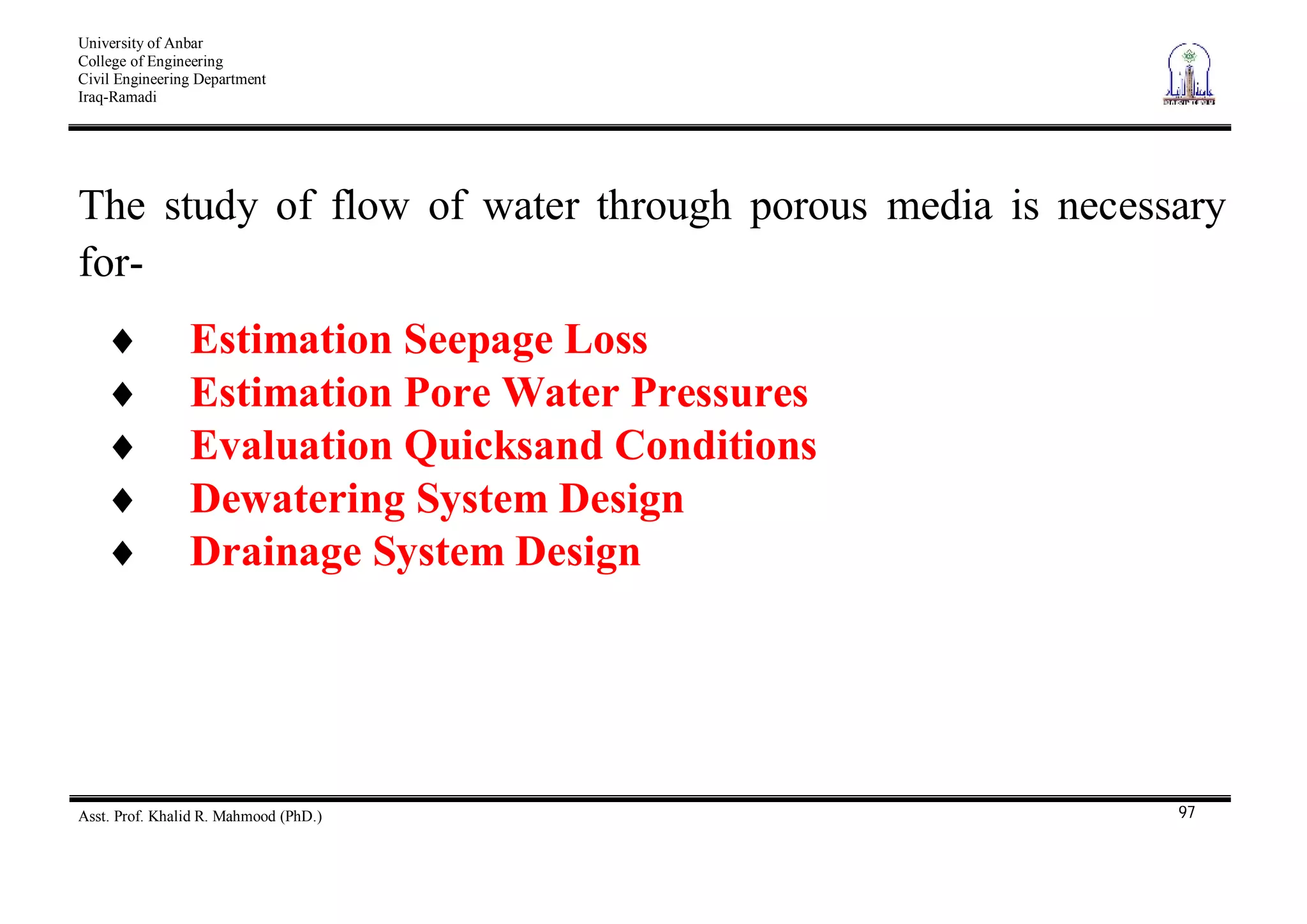 4 permeability and seepage | PDF