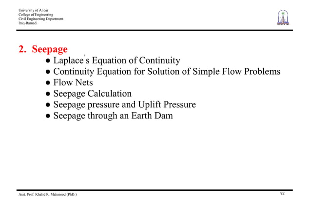 4 permeability and seepage | PDF | Civil Engineering Industry | Industries