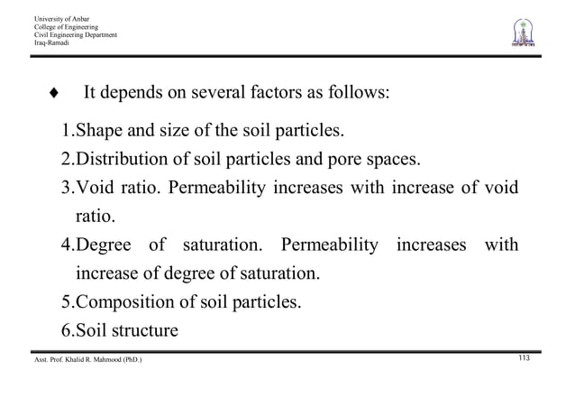 4 permeability and seepage | PDF | Civil Engineering Industry | Industries