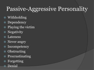 Personality Disorders | PPT