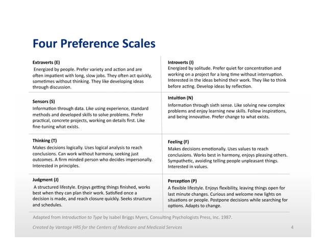 2.4 Personality Types | PPT