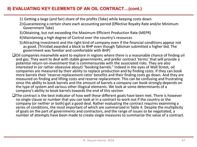 Topic 4: TYPES OF PETROLEUM CONTRACTS AGREEMENT | PDF
