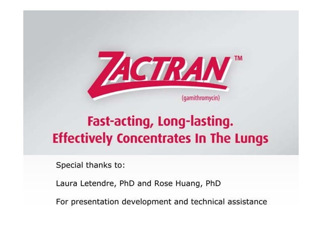 4. pharmacokinetics and pharmacodynamics of gamithromycin | PDF