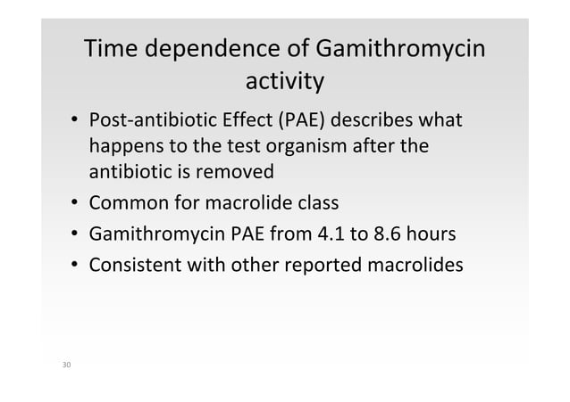4. pharmacokinetics and pharmacodynamics of gamithromycin | PDF