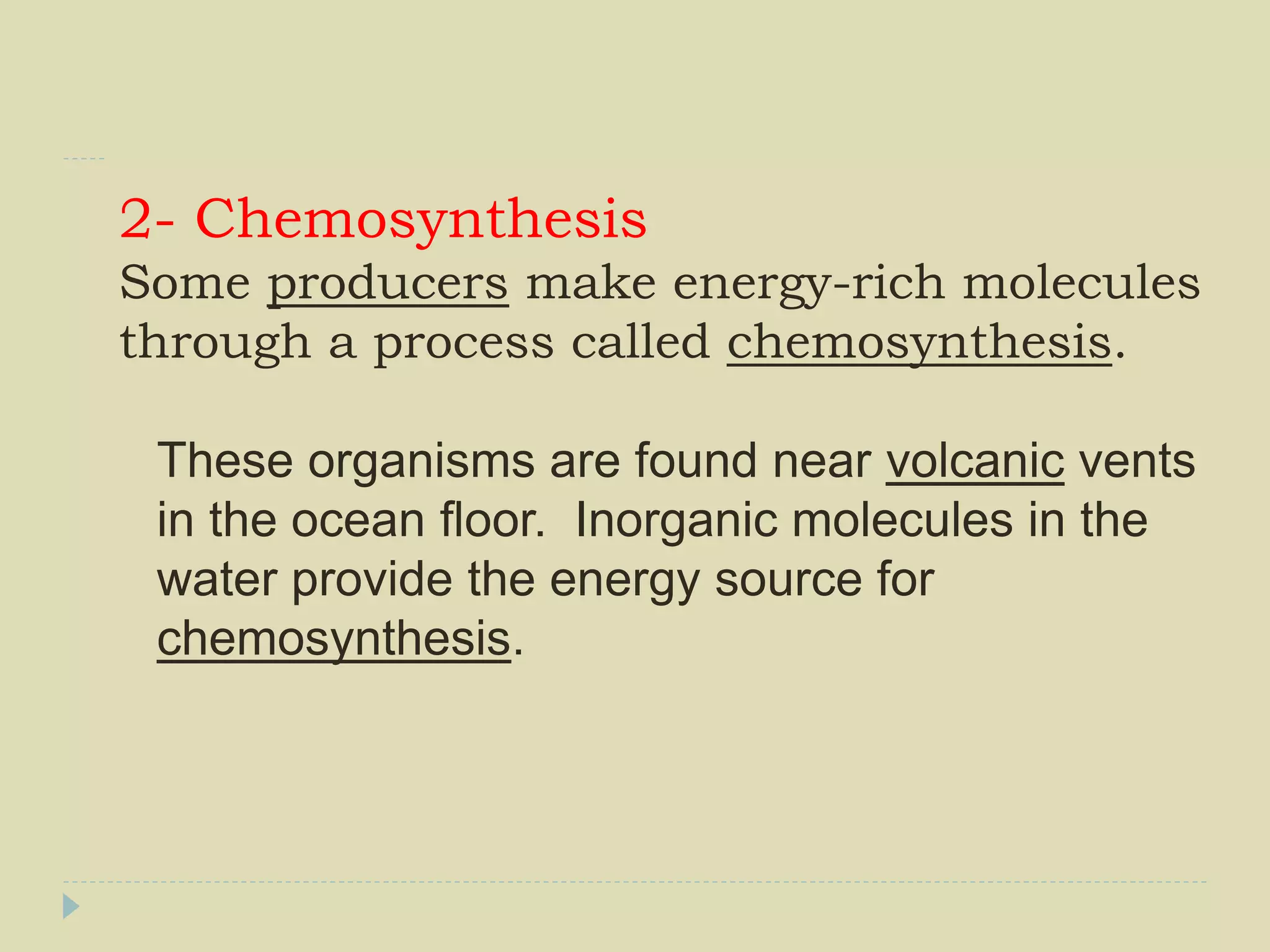 photosynthesis and chemosynthesis | PPTX