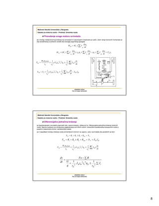 Pogon motornih vozila | PDF