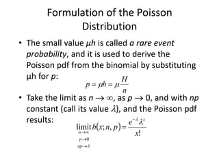 Poisson Distribution Poisson Distribution | PPT