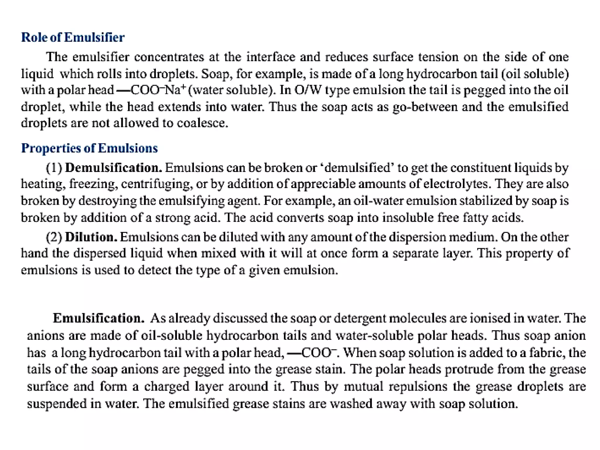 B Sc I Year Physical Chemistry Unit Iii Part 2 Colloidal State Pdf
