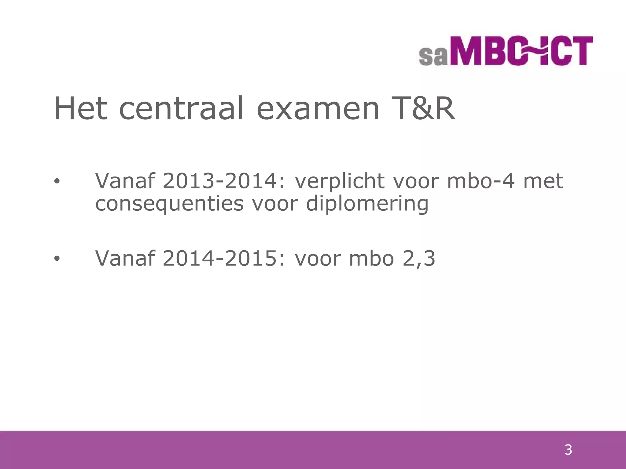 Presentatie digitale examens taal en rekenen in het mbo | PPT