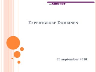 4 presentatie opleidingsdomeinen stavaza expertgroep | PPT