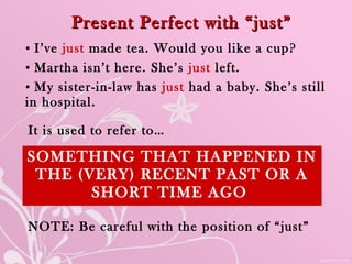 Present perfect vs Past tense | PPT