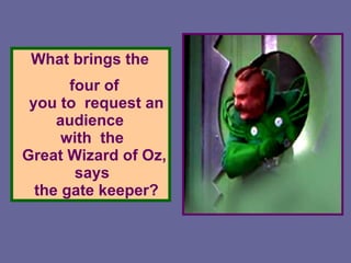 4 Presidents Visit The Wizard Of Oz | PPT
