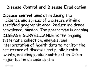 4 - Principles of Disease Control. Peinciples of disease eradication.pptx