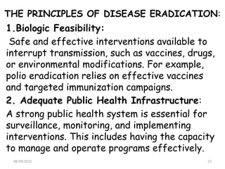 4 - Principles of Disease Control. Peinciples of disease eradication.pptx