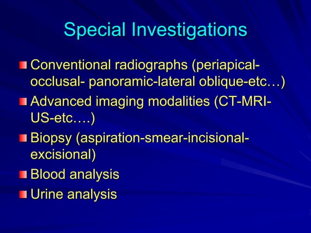 Principles Of Radiographic Interpretation | PPSX | Dental Health ...