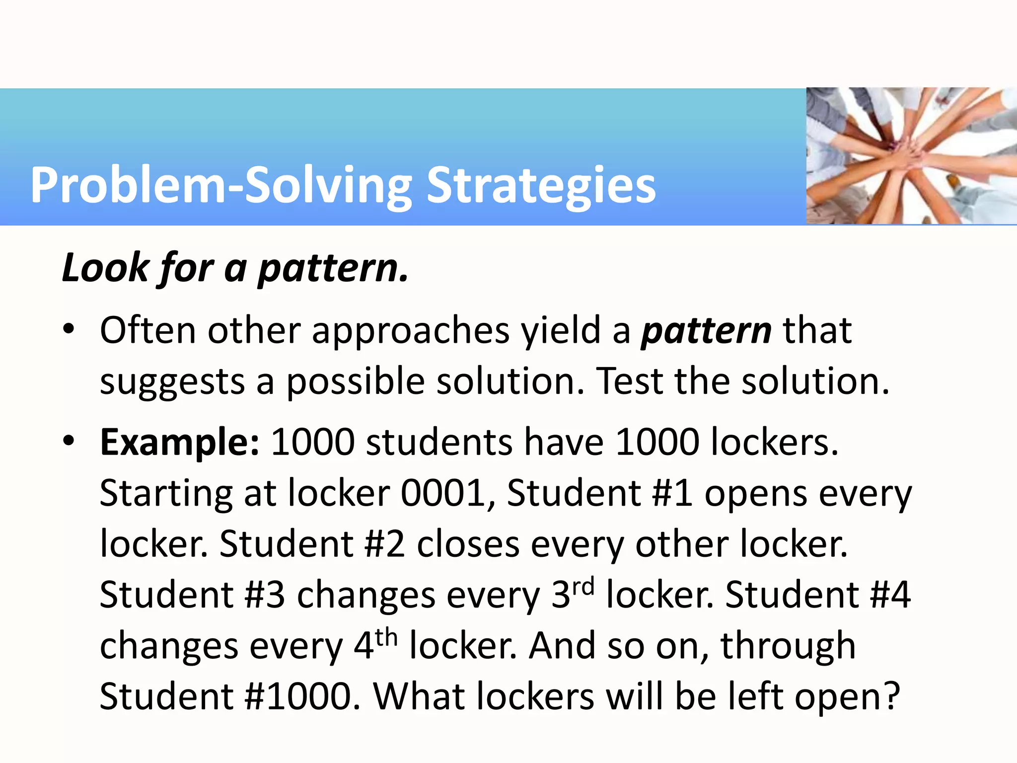 Problem Solving Module Ppt